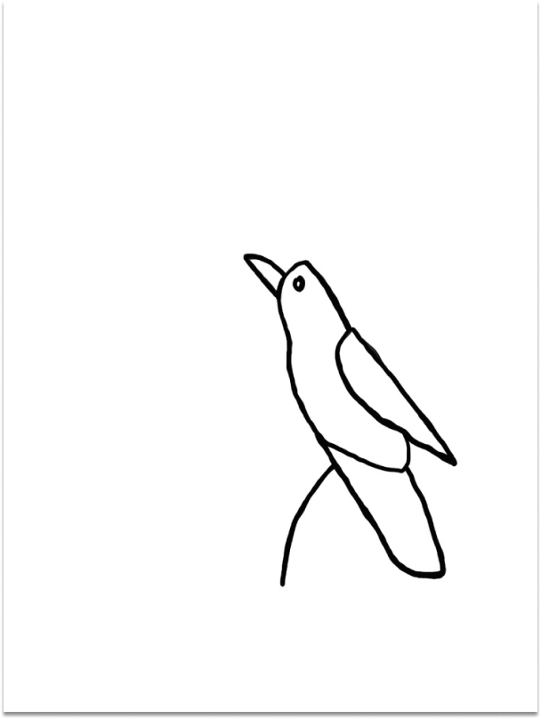 Bird On A Wire | Black & White – Shop Adele Catherine