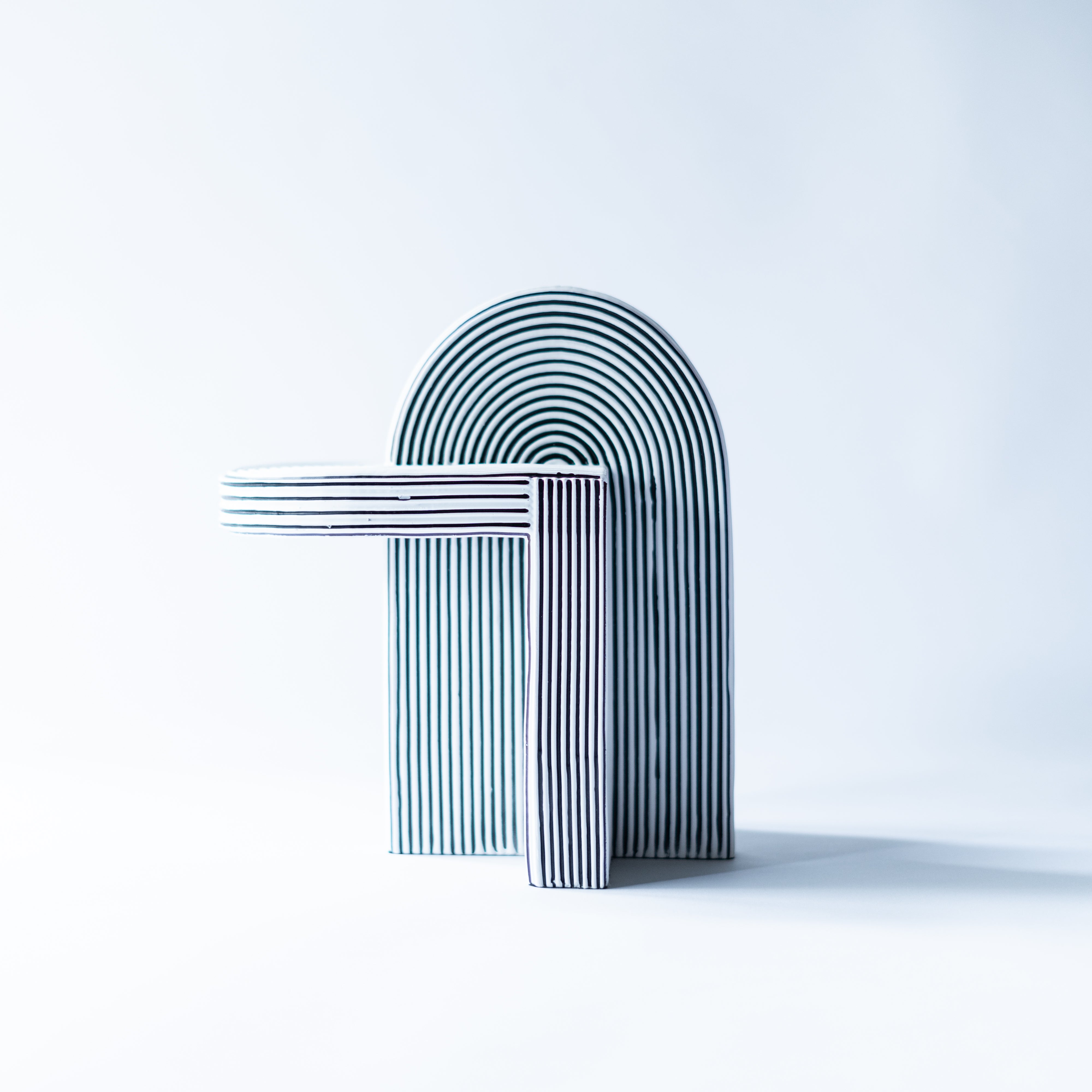 Arched Sculpture | Black & White – Shop Adele Catherine